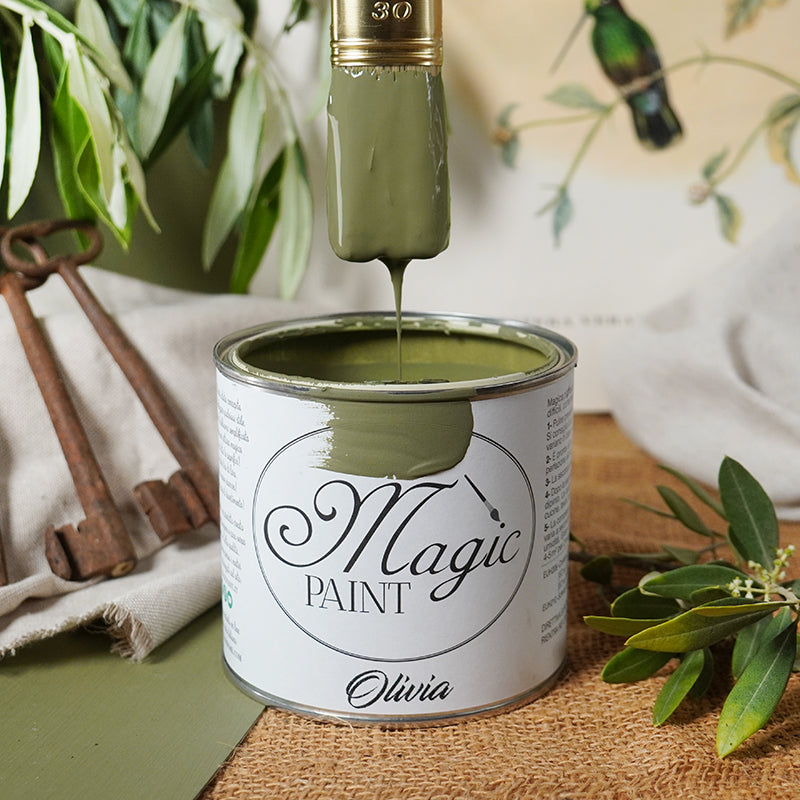Pittura verde oliva per mobili stile country e moderno | Magic Paint