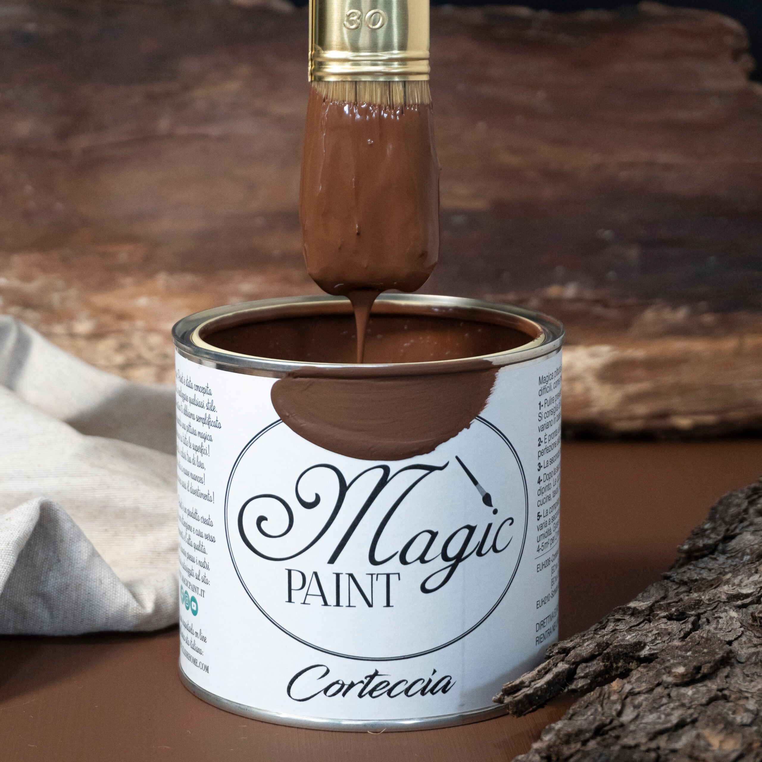 Pittura marrone: vernice coprente per legno e mobili | Magic Paint