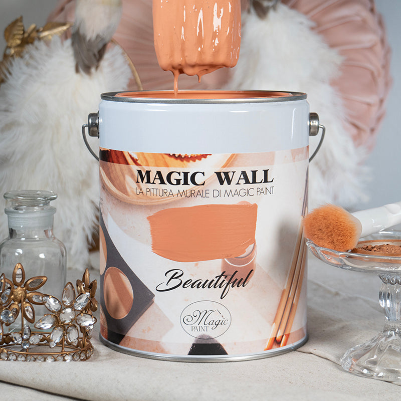 Pittura decorativa per pareti interne color cipria | Magic Paint